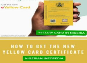 How To Get A Yellow Card in Nigeria (2026) - Nigerian Queries